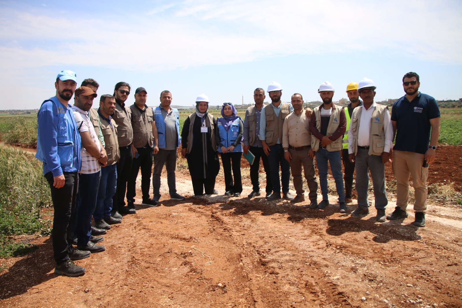A field visit by a team of the Syrian Cross-Border Humanitarian Fund ...